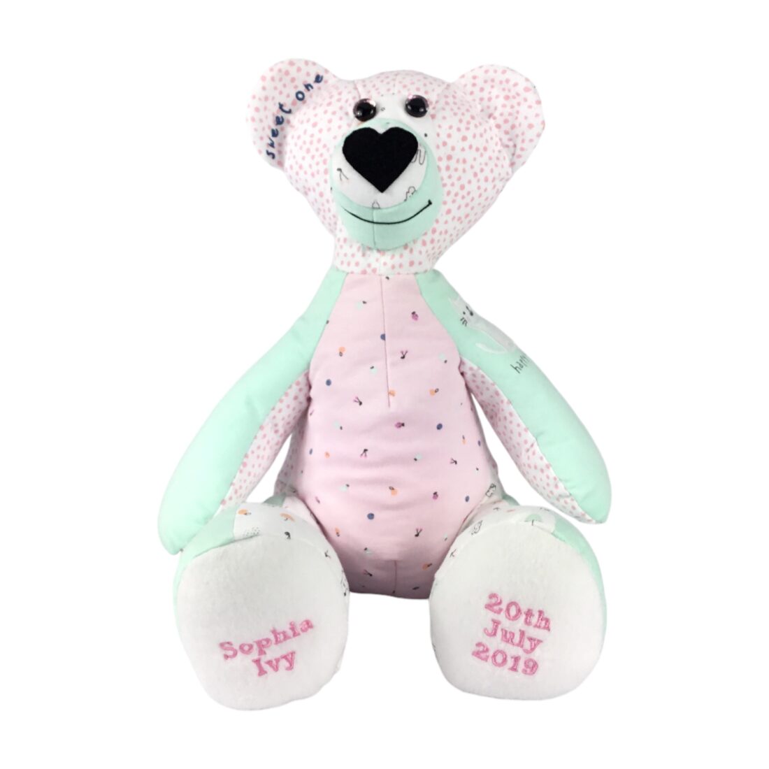 BearHeart Memory Bear Keepsake - Creative Keepsake Co